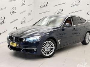 Blue BMW 320 Gran Turismo 2018 in Vilnius, with an engine capacity of 2.00 L and mileage of 125 thousand km for 12900 €, photo  on AUTOMOTO.COM.LV