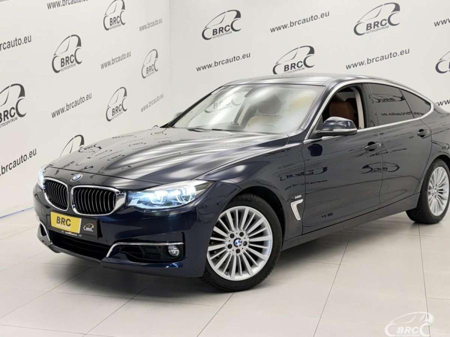 Blue BMW 320 Gran Turismo 2018 in Vilnius, with an engine capacity of 2.00 L and mileage of 125 thousand km for 12900 €, photo 1 on AUTOMOTO.COM.LV