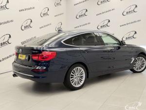 Blue BMW 320 Gran Turismo 2018 in Vilnius, with an engine capacity of 2.00 L and mileage of 125 thousand km for 12900 €, photo 4 on AUTOMOTO.COM.LV