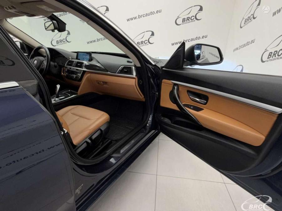 Blue BMW 320 Gran Turismo 2018 in Vilnius, with an engine capacity of 2.00 L and mileage of 125 thousand km for 12900 €, photo 10 on AUTOMOTO.COM.LV