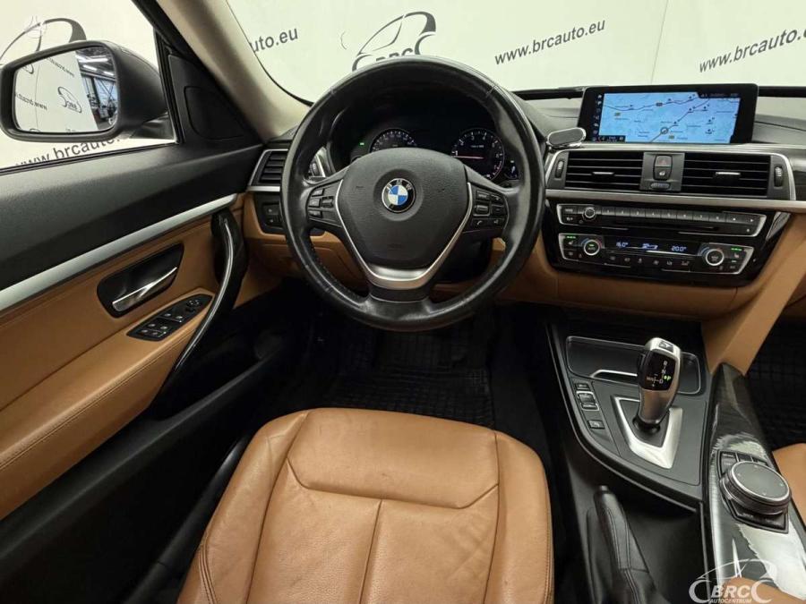 Blue BMW 320 Gran Turismo 2018 in Vilnius, with an engine capacity of 2.00 L and mileage of 125 thousand km for 12900 €, photo 15 on AUTOMOTO.COM.LV