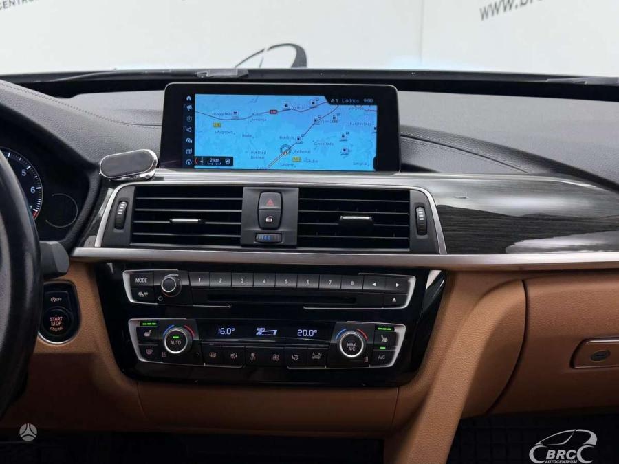 Blue BMW 320 Gran Turismo 2018 in Vilnius, with an engine capacity of 2.00 L and mileage of 125 thousand km for 12900 €, photo 17 on AUTOMOTO.COM.LV