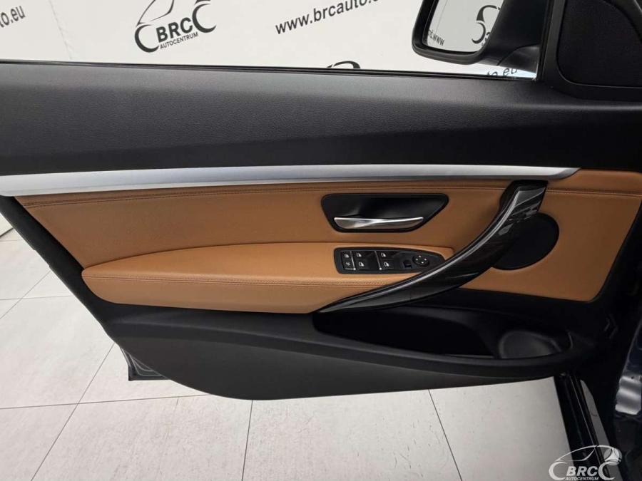 Blue BMW 320 Gran Turismo 2018 in Vilnius, with an engine capacity of 2.00 L and mileage of 125 thousand km for 12900 €, photo 21 on AUTOMOTO.COM.LV