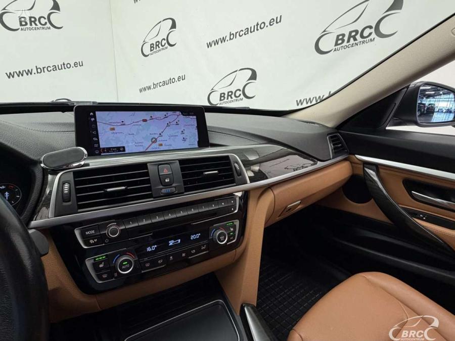 Blue BMW 320 Gran Turismo 2018 in Vilnius, with an engine capacity of 2.00 L and mileage of 125 thousand km for 12900 €, photo 28 on AUTOMOTO.COM.LV
