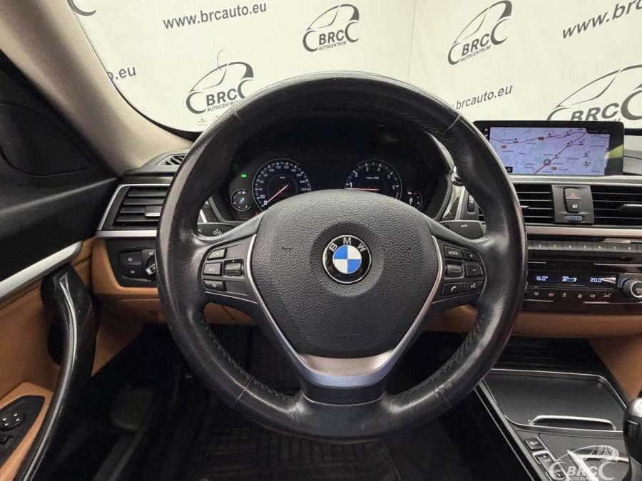 Blue BMW 320 Gran Turismo 2018 in Vilnius, with an engine capacity of 2.00 L and mileage of 125 thousand km for 12900 €, photo 29 on AUTOMOTO.COM.LV