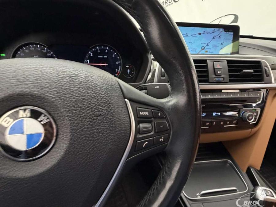 Blue BMW 320 Gran Turismo 2018 in Vilnius, with an engine capacity of 2.00 L and mileage of 125 thousand km for 12900 €, photo 30 on AUTOMOTO.COM.LV