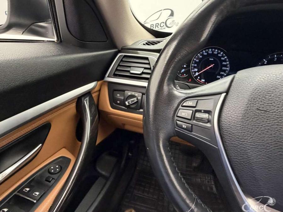 Blue BMW 320 Gran Turismo 2018 in Vilnius, with an engine capacity of 2.00 L and mileage of 125 thousand km for 12900 €, photo 31 on AUTOMOTO.COM.LV