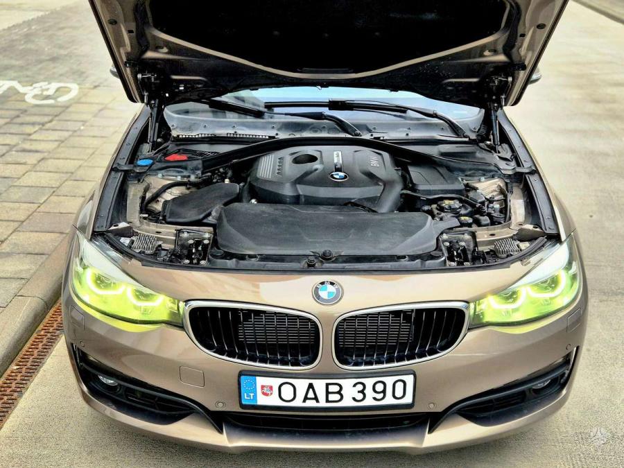 Brūns BMW 320 Gran Turismo 2017 Palanga, ar dzinēja tilpumu 2.00 L un nobraukumu 170 tūkst. km par 12300 €, foto 13 vietnē AUTOMOTO.COM.LV