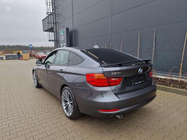Grey BMW 320 Gran Turismo 2014 in Vilnius, with an engine capacity of 2.00 L and mileage of 213 thousand km for 12799 €, photo 5 on AUTOMOTO.COM.LV