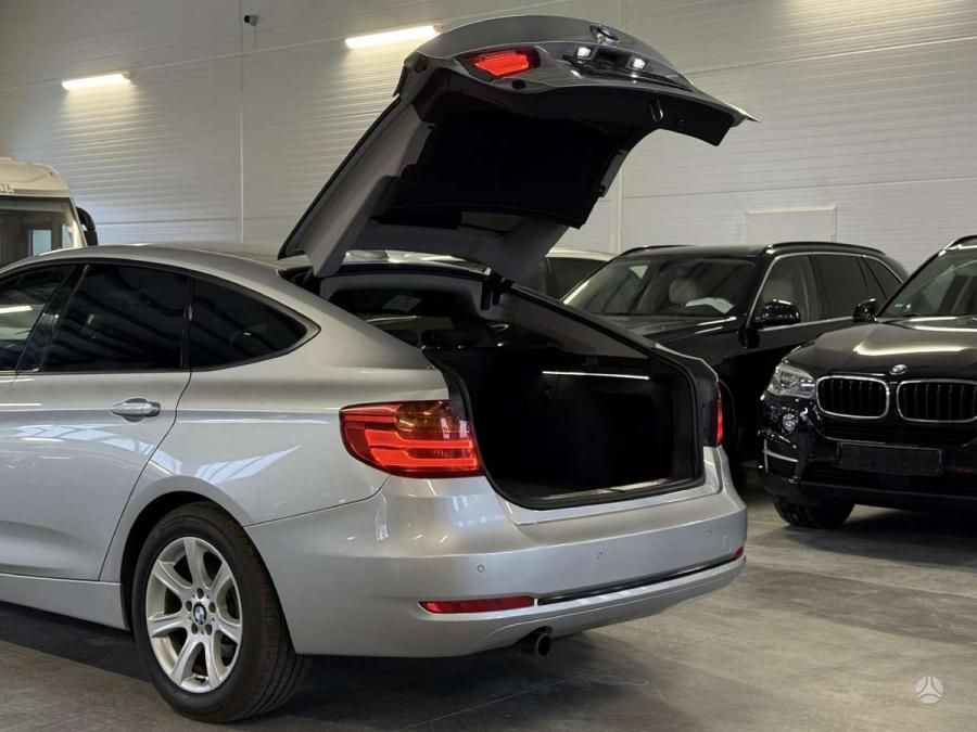 Grey BMW 320 Gran Turismo 2013 in Marijampole, with an engine capacity of 2.00 L and mileage of 265 thousand km for 9990 €, photo 13 on AUTOMOTO.COM.LV