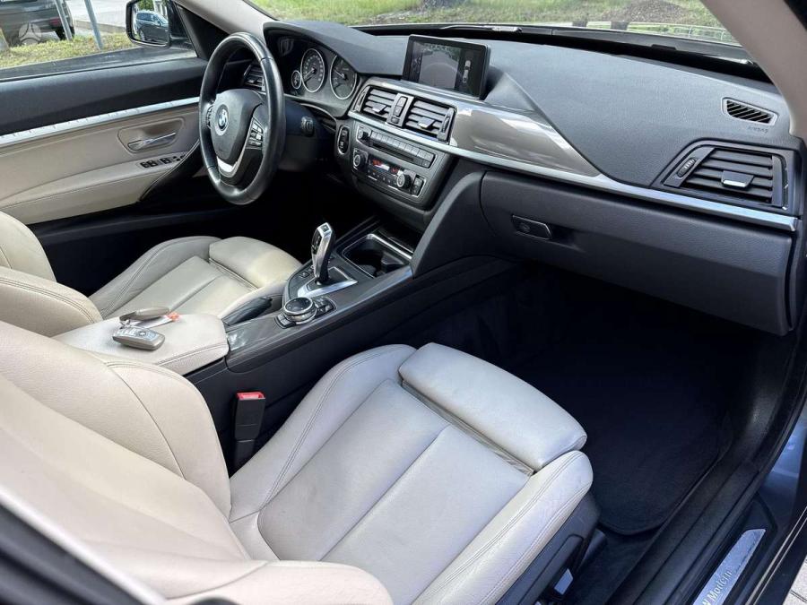 Pelēks BMW 320 Gran Turismo 2013 Prienai, ar dzinēja tilpumu 2.00 L un nobraukumu 237 tūkst. km par 10950 €, foto 33 vietnē AUTOMOTO.COM.LV