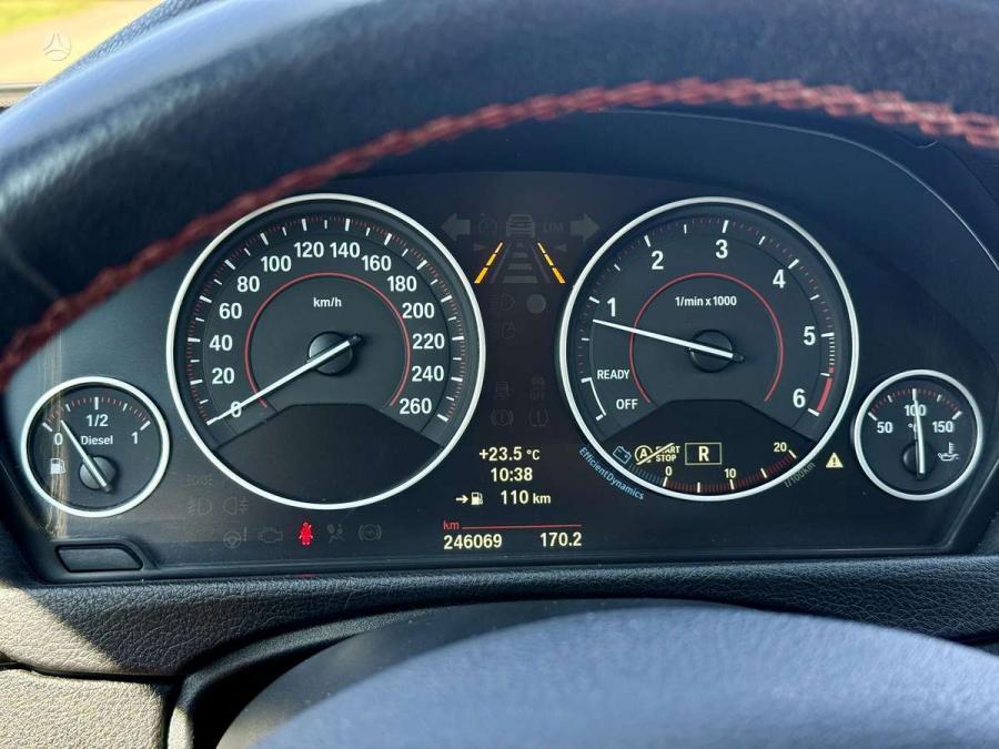 Grey BMW 320 Gran Turismo 2013 in Vilkaviskis, with an engine capacity of 2.00 L and mileage of 246 thousand km for 10900 €, photo 20 on AUTOMOTO.COM.LV