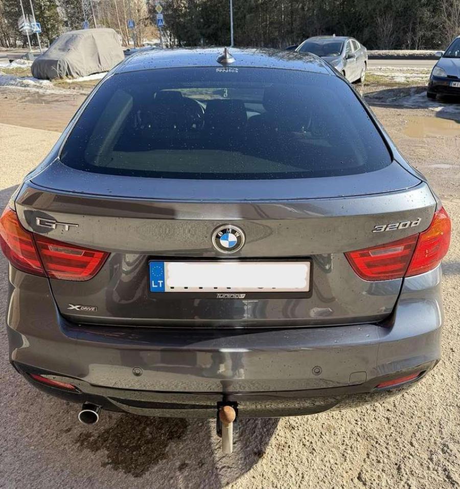 Grey BMW 320 Gran Turismo 2013 in Vilnius, with an engine capacity of 2.00 L and mileage of 303 thousand km for 8500 €, photo 8 on AUTOMOTO.COM.LV