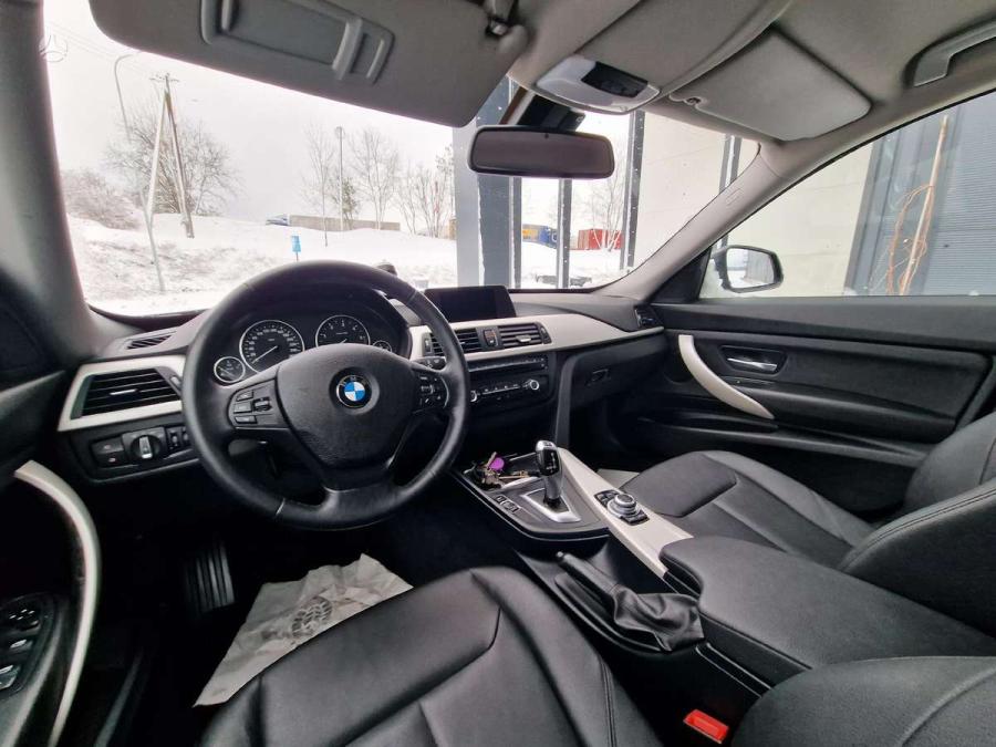 Grey BMW 320 Gran Turismo 2014 in Vilnius, with an engine capacity of 2.00 L and mileage of 212 thousand km for 12199 €, photo 13 on AUTOMOTO.COM.LV