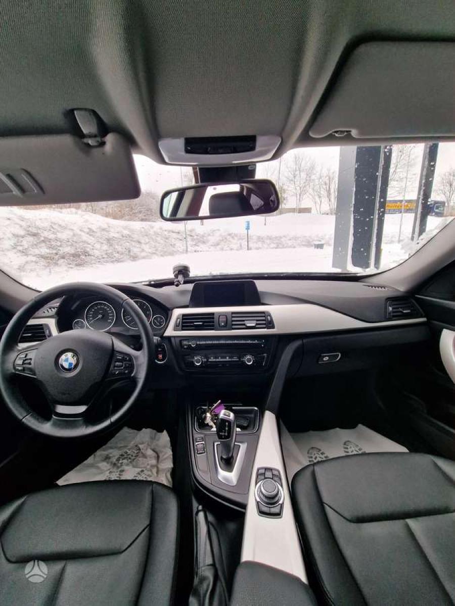 Grey BMW 320 Gran Turismo 2014 in Vilnius, with an engine capacity of 2.00 L and mileage of 212 thousand km for 12199 €, photo 15 on AUTOMOTO.COM.LV