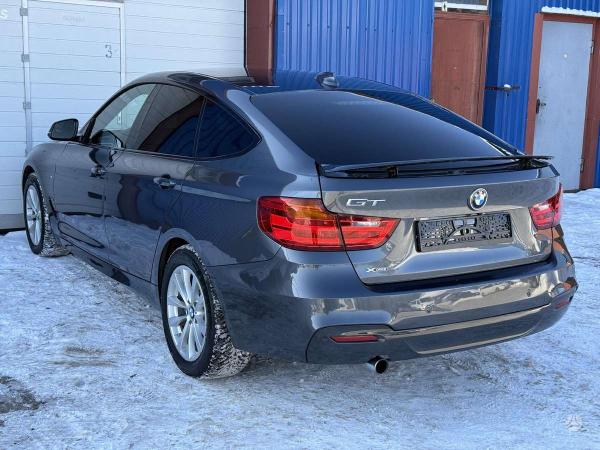 Pelēks BMW 320 Gran Turismo 2014 Prienai, ar dzinēja tilpumu 2.00 L un nobraukumu 260 tūkst. km par 11950 €, foto 6 vietnē AUTOMOTO.COM.LV