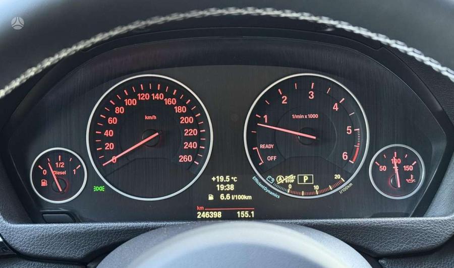 Grey BMW 320 Gran Turismo 2014 in Kaunas, with an engine capacity of 2.00 L and mileage of 246 thousand km for 13400 €, photo 23 on AUTOMOTO.COM.LV