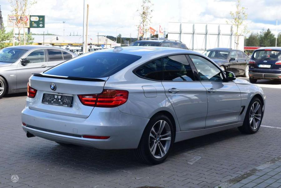 Grey BMW 320 Gran Turismo 2014 in Vilnius, with an engine capacity of 2.00 L and mileage of 245 thousand km for 10500 €, photo 5 on AUTOMOTO.COM.LV