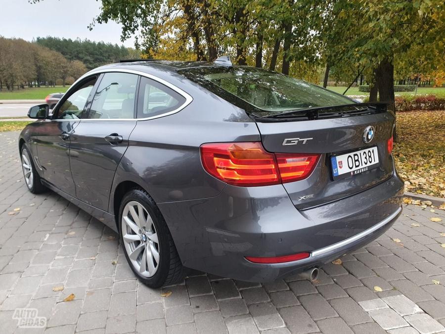 Pelēks BMW 320 Gran Turismo 2014 Kauņa, ar dzinēja tilpumu 2.00 L un nobraukumu 480 tūkst. km par 6300 €, foto 1 vietnē AUTOMOTO.COM.LV