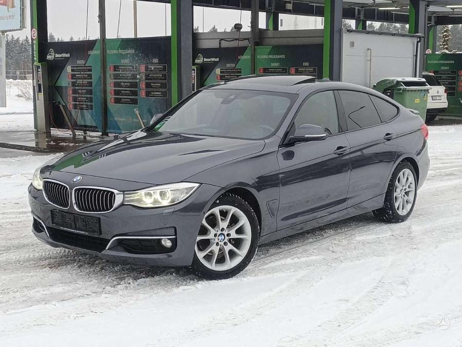 Pelēks BMW 320 Gran Turismo 2015 Utena, ar dzinēja tilpumu 2.00 L un nobraukumu 263 tūkst. km par 11400 €, foto 1 vietnē AUTOMOTO.COM.LV