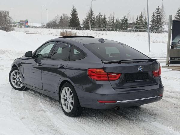 Grey BMW 320 Gran Turismo 2015 in Utena, with an engine capacity of 2.00 L and mileage of 263 thousand km for 11400 €, photo 2 on AUTOMOTO.COM.LV