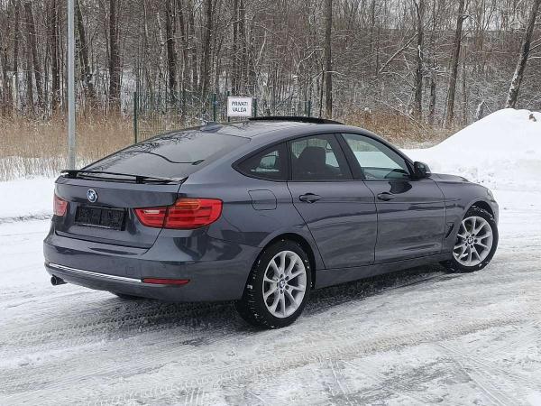 Grey BMW 320 Gran Turismo 2015 in Utena, with an engine capacity of 2.00 L and mileage of 263 thousand km for 11400 €, photo 3 on AUTOMOTO.COM.LV