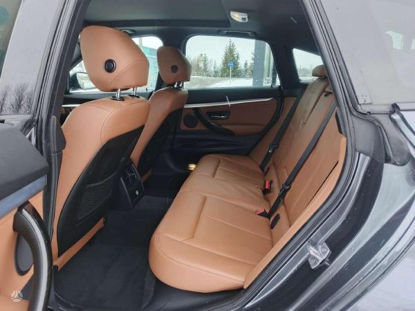 Grey BMW 320 Gran Turismo 2015 in Utena, with an engine capacity of 2.00 L and mileage of 263 thousand km for 11400 €, photo 10 on AUTOMOTO.COM.LV