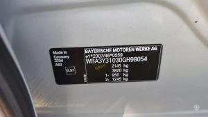Grey BMW 320 Gran Turismo 2015 in Utena, with an engine capacity of 2.00 L and mileage of 275 thousand km for 11800 €, photo 14 on AUTOMOTO.COM.LV
