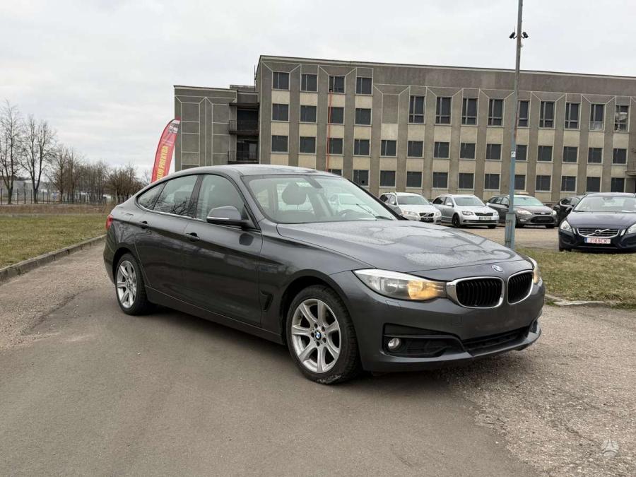 Grey BMW 320 Gran Turismo 2016 in Plunge, with an engine capacity of 2.00 L and mileage of 240 thousand km for 10150 €, photo 2 on AUTOMOTO.COM.LV