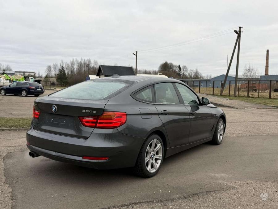 Grey BMW 320 Gran Turismo 2016 in Plunge, with an engine capacity of 2.00 L and mileage of 240 thousand km for 10150 €, photo 3 on AUTOMOTO.COM.LV
