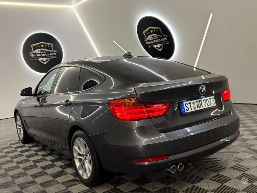 Grey BMW 320 Gran Turismo 2016 in Marijampole, with an engine capacity of 2.00 L and mileage of 309 thousand km for 11450 €, photo 25 on AUTOMOTO.COM.LV