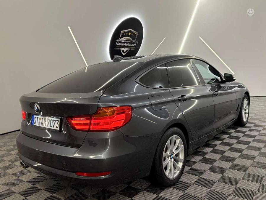 Grey BMW 320 Gran Turismo 2016 in Marijampole, with an engine capacity of 2.00 L and mileage of 309 thousand km for 11450 €, photo 31 on AUTOMOTO.COM.LV