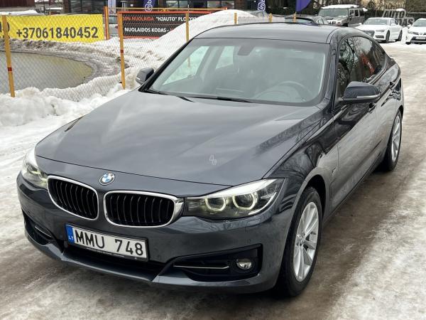 Pelēks BMW 320 Gran Turismo 2016 Viļņa, ar dzinēja tilpumu 2.00 L un nobraukumu 141 tūkst. km par 16000 €, foto 1 vietnē AUTOMOTO.COM.LV