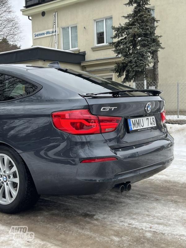 Pelēks BMW 320 Gran Turismo 2016 Viļņa, ar dzinēja tilpumu 2.00 L un nobraukumu 141 tūkst. km par 16000 €, foto 3 vietnē AUTOMOTO.COM.LV