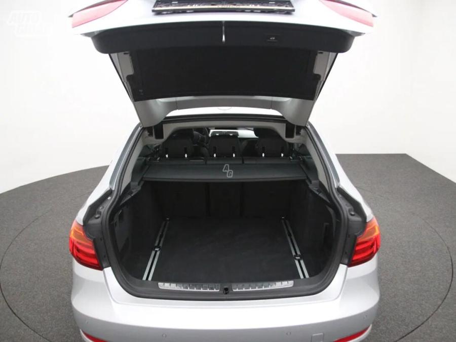 Grey BMW 320 Gran Turismo 2016 in Vilnius, with an engine capacity of 2.00 L and mileage of 209 thousand km for 13499 €, photo 34 on AUTOMOTO.COM.LV