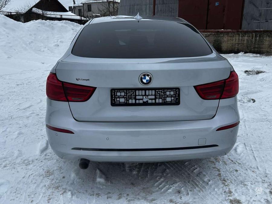 Grey BMW 320 Gran Turismo 2017 in Utena, with an engine capacity of 2.00 L and mileage of 256 thousand km for 11600 €, photo 4 on AUTOMOTO.COM.LV