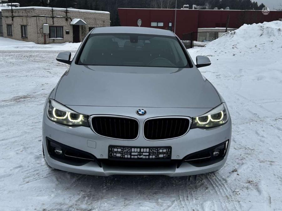 Grey BMW 320 Gran Turismo 2017 in Utena, with an engine capacity of 2.00 L and mileage of 256 thousand km for 11600 €, photo 6 on AUTOMOTO.COM.LV