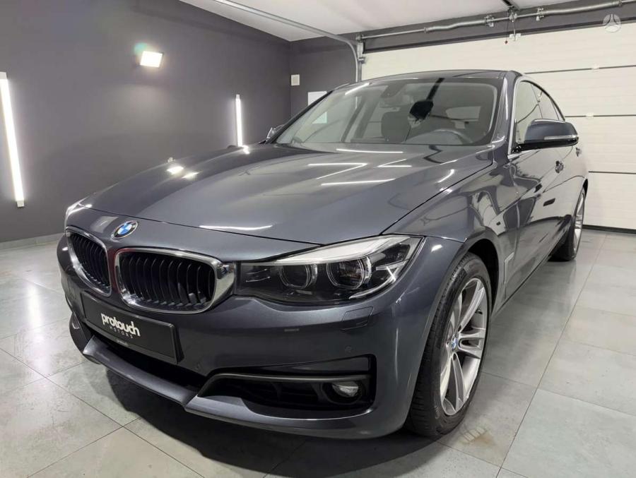 Grey BMW 320 Gran Turismo 2017 in Utena, with an engine capacity of 2.00 L and mileage of 258 thousand km for 11950 €, photo 5 on AUTOMOTO.COM.LV