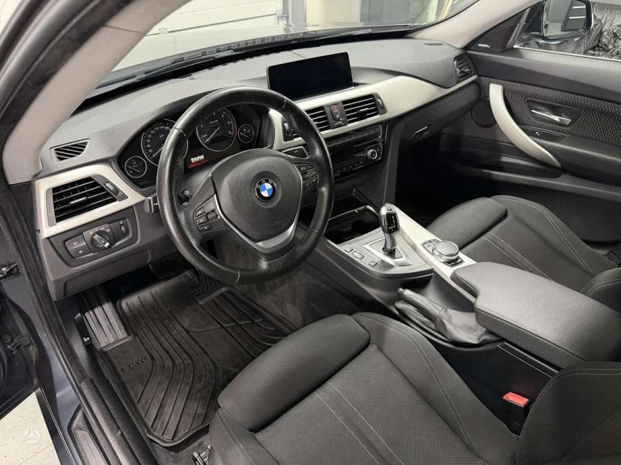 Grey BMW 320 Gran Turismo 2017 in Utena, with an engine capacity of 2.00 L and mileage of 258 thousand km for 11950 €, photo 13 on AUTOMOTO.COM.LV