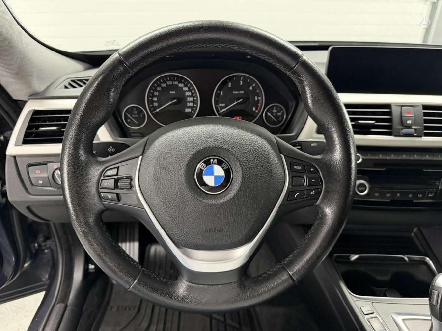 Grey BMW 320 Gran Turismo 2017 in Utena, with an engine capacity of 2.00 L and mileage of 258 thousand km for 11950 €, photo 15 on AUTOMOTO.COM.LV