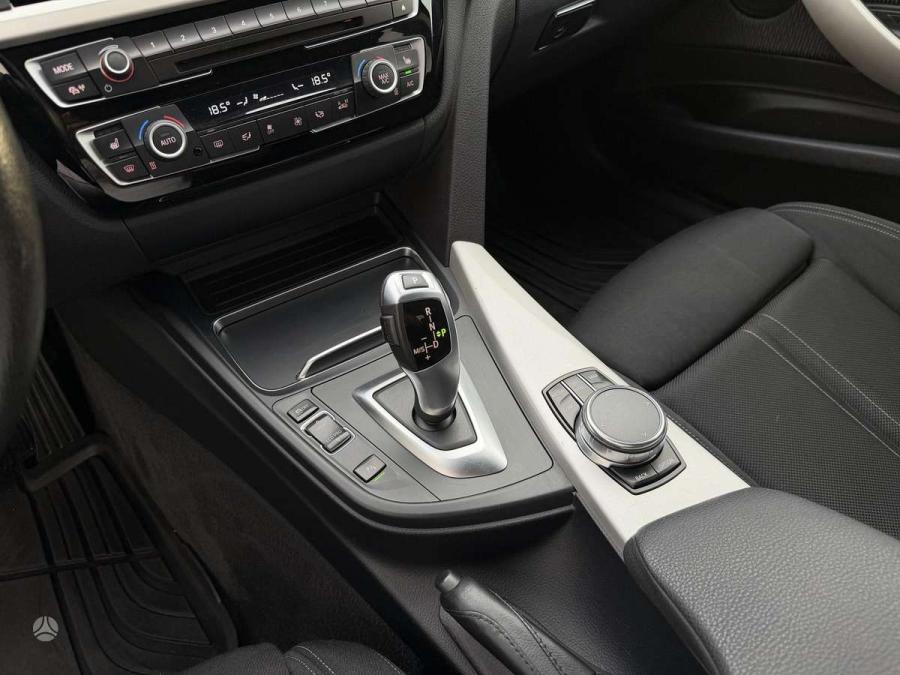 Grey BMW 320 Gran Turismo 2017 in Utena, with an engine capacity of 2.00 L and mileage of 258 thousand km for 11950 €, photo 18 on AUTOMOTO.COM.LV