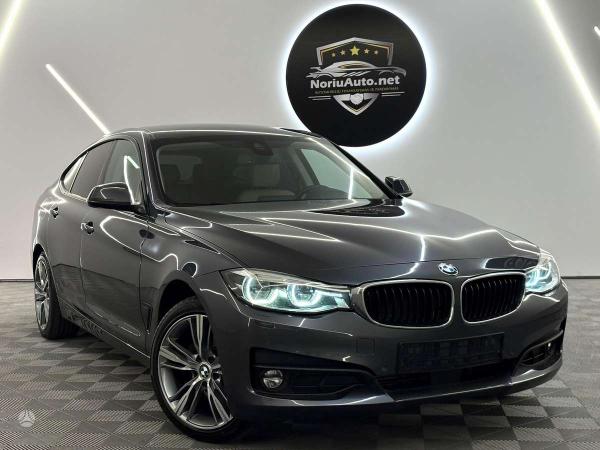 Pelēks BMW 320 Gran Turismo 2018 Marijampole, ar dzinēja tilpumu 2.00 L un nobraukumu 255 tūkst. km par 14350 €, foto 1 vietnē AUTOMOTO.COM.LV