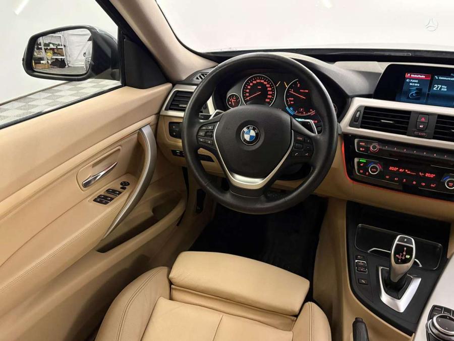 Grey BMW 320 Gran Turismo 2018 in Marijampole, with an engine capacity of 2.00 L and mileage of 255 thousand km for 14350 €, photo 10 on AUTOMOTO.COM.LV