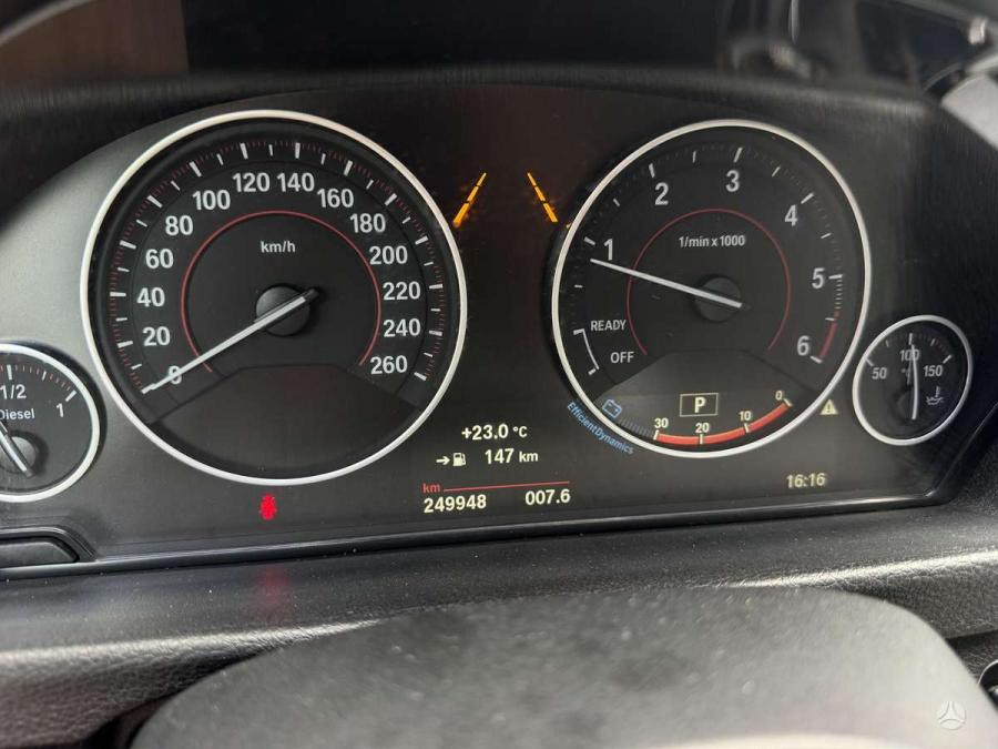 Grey BMW 320 Gran Turismo 2018 in Alytus, with an engine capacity of 2.00 L and mileage of 250 thousand km for 15600 €, photo 47 on AUTOMOTO.COM.LV