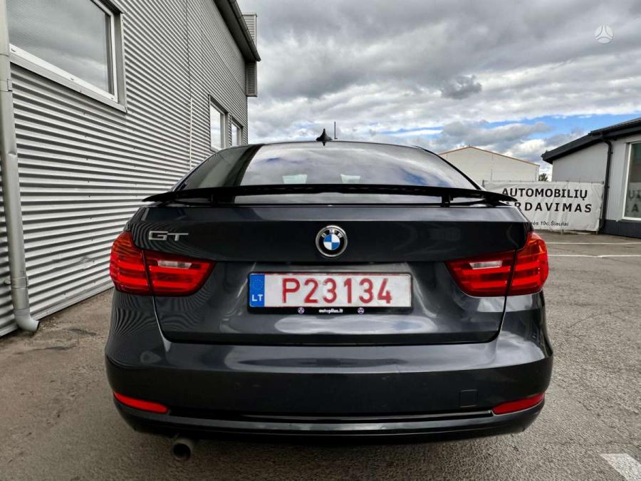 Grey BMW 320 Gran Turismo 2013 in Siauliai, with an engine capacity of 2.00 L and mileage of 270 thousand km for 9350 €, photo 13 on AUTOMOTO.COM.LV