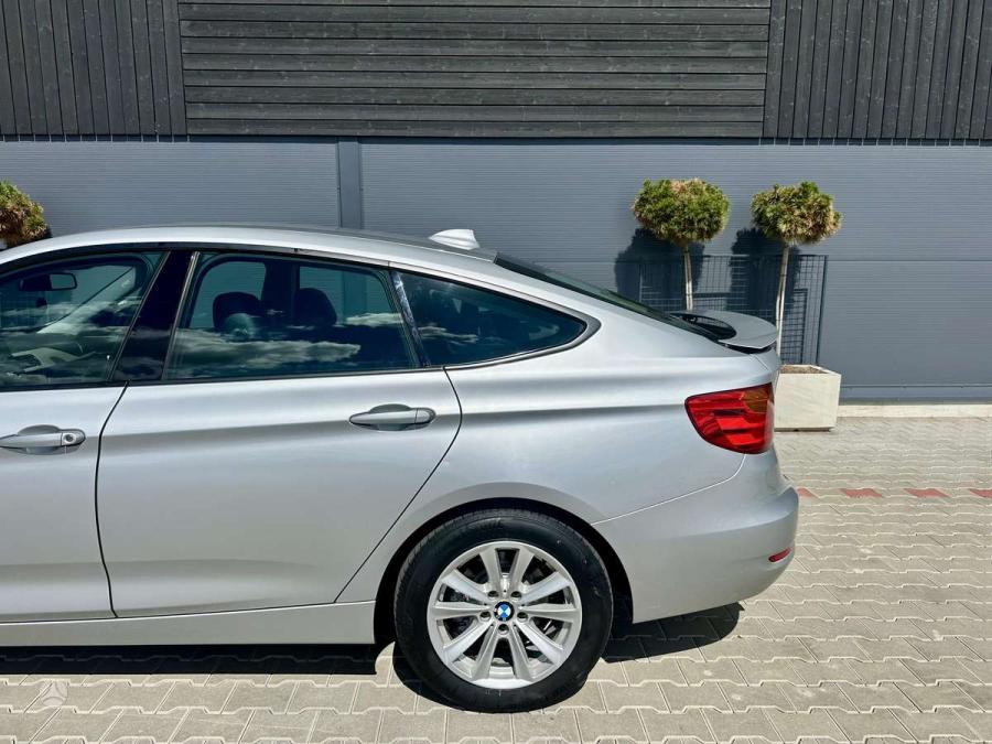 Pelēks BMW 320 Gran Turismo 2014 Šauļi, ar dzinēja tilpumu 2.00 L un nobraukumu 271 tūkst. km par 9350 €, foto 9 vietnē AUTOMOTO.COM.LV