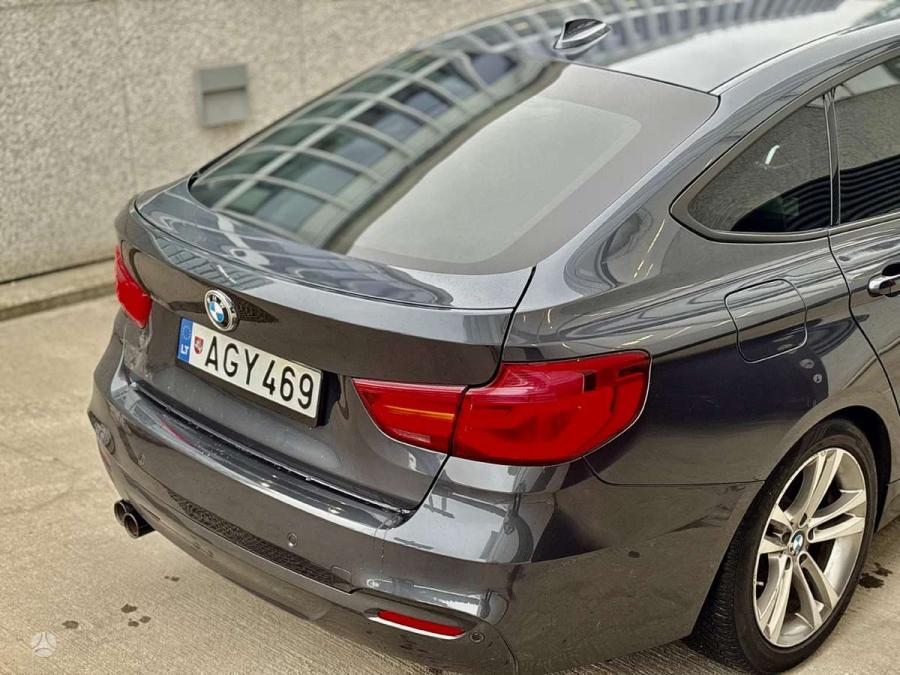 Pelēks BMW 320 Gran Turismo 2017 Viļņa, ar dzinēja tilpumu 2.00 L un nobraukumu 190 tūkst. km par 13950 €, foto 9 vietnē AUTOMOTO.COM.LV