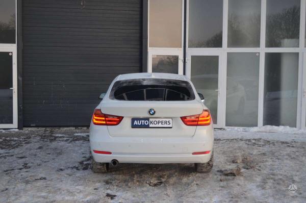 White BMW 320 Gran Turismo 2013 in Kaunas, with an engine capacity of 2.00 L and mileage of 220 thousand km for 10300 €, photo 4 on AUTOMOTO.COM.LV