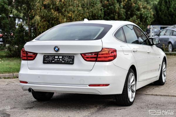 White BMW 320 Gran Turismo 2014 in Kretinga, with an engine capacity of 2.00 L and mileage of 312 thousand km for 9150 €, photo 6 on AUTOMOTO.COM.LV