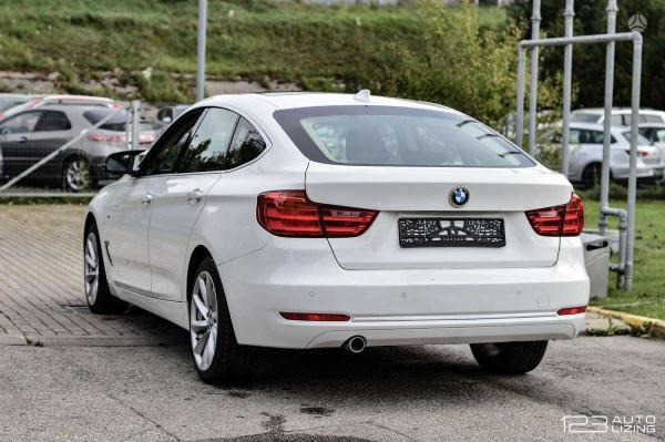 White BMW 320 Gran Turismo 2014 in Kretinga, with an engine capacity of 2.00 L and mileage of 312 thousand km for 9150 €, photo 8 on AUTOMOTO.COM.LV